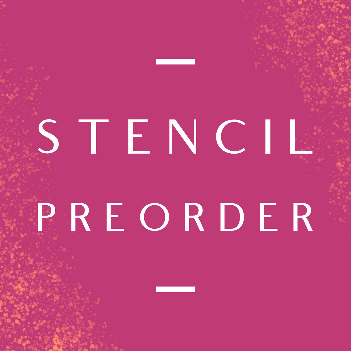 January Stencil – Pine Level Rustics